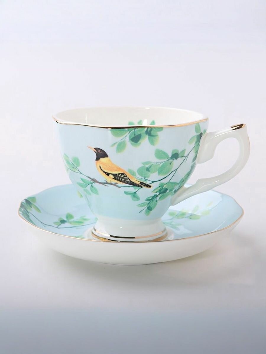 Набор кофейных чашечек "Послеобеденный чай", керамика, 200мл