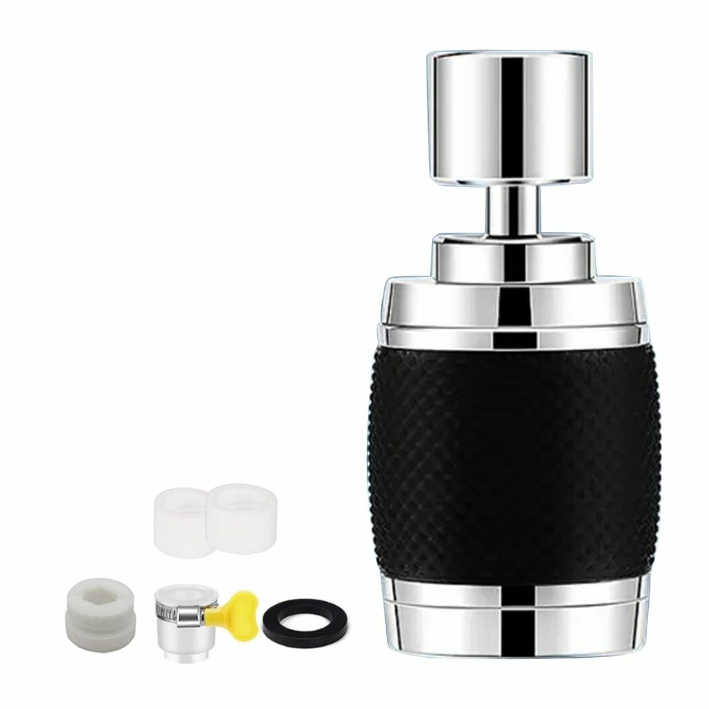 Удлинитель кухонного крана, вращающийся на 360 градусов, 3-функциональный Смеситель для раковины, Сетчатый фильтр, Смеситель для умывальника, насадка для барботера, Долговечная