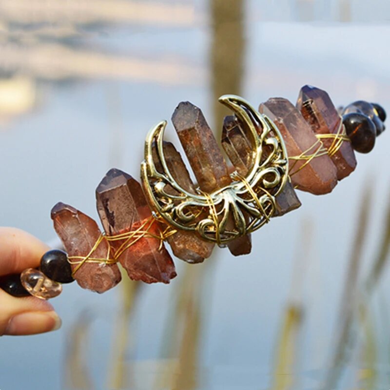 Готическая корона из натуральных кристаллов bobo cover BF484