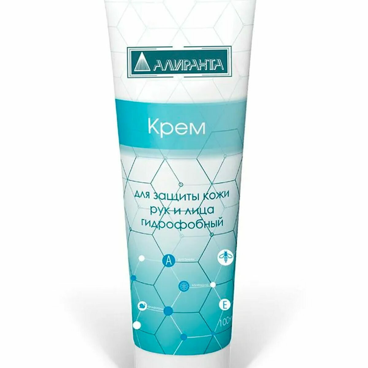 Крем защитный Алиранта, 100мл, гидрофобный, от кислот, щелочей, цемента, моющих средств (10015), 54шт.