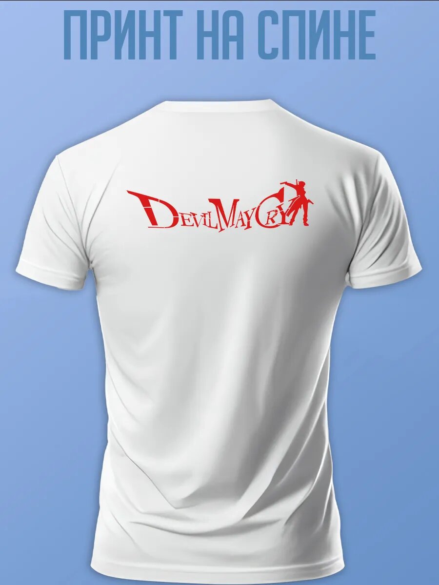 Футболка devil may cry на спине