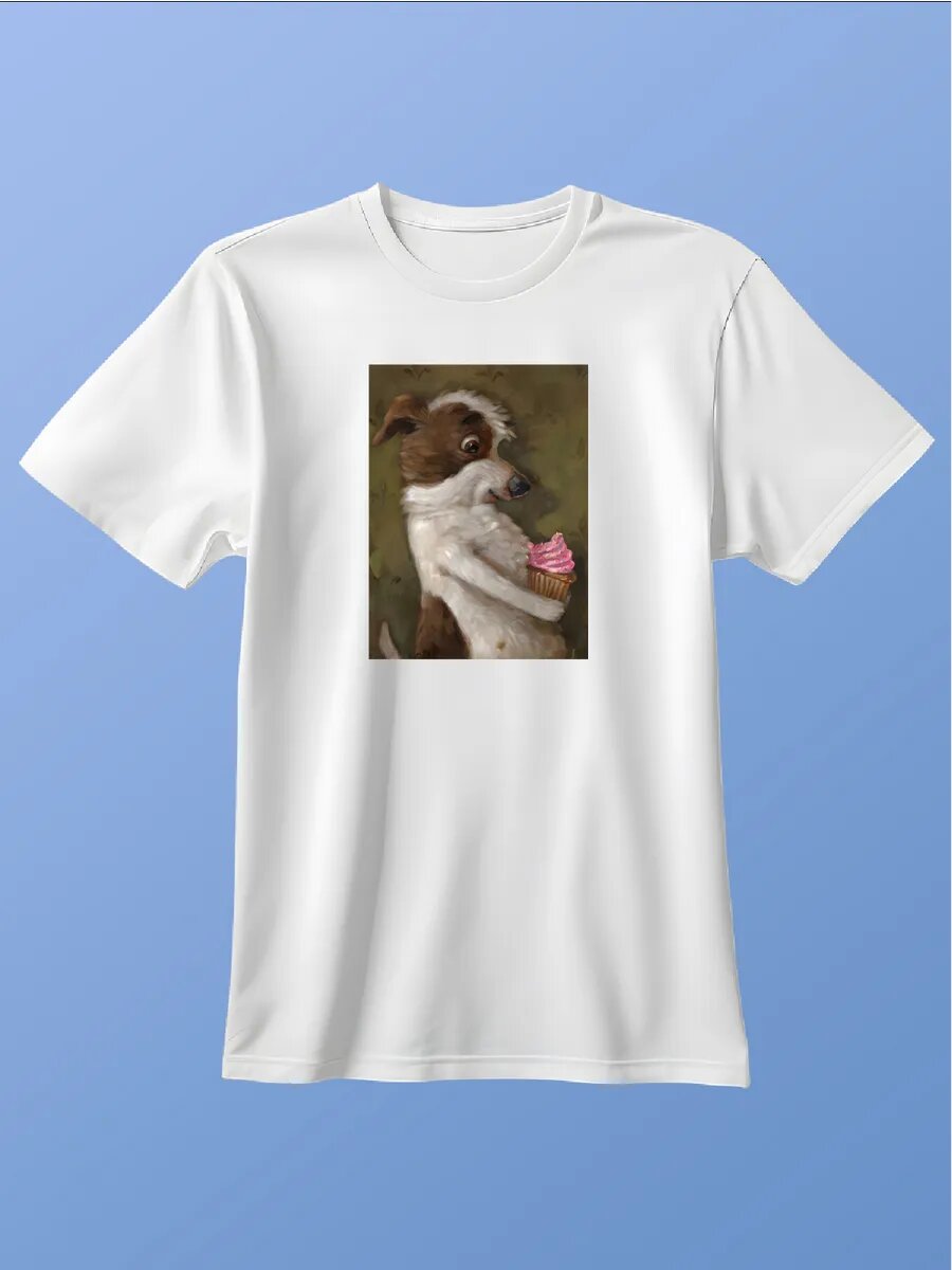 Футболка с картиной художника