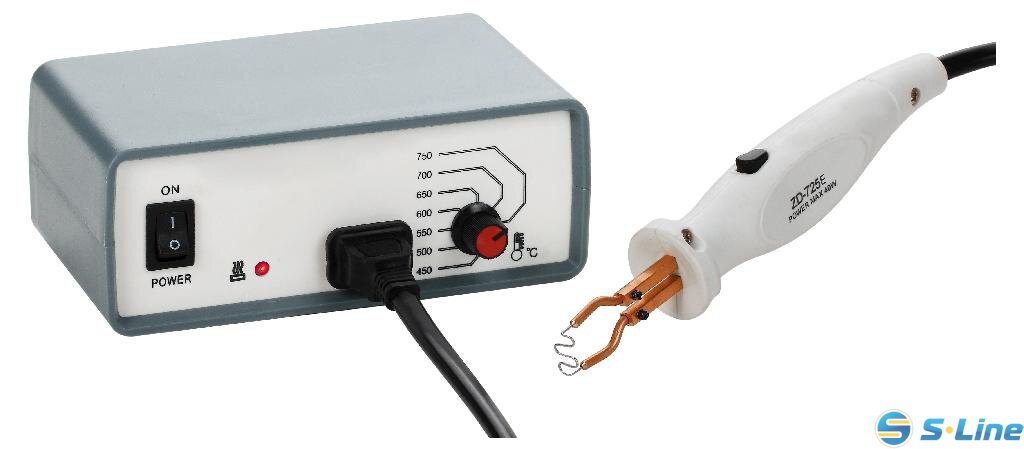 Паяльная станция для бамперов ZD-8905C с регулятором температуры до 700гр, 200 скоб, 220V/40W