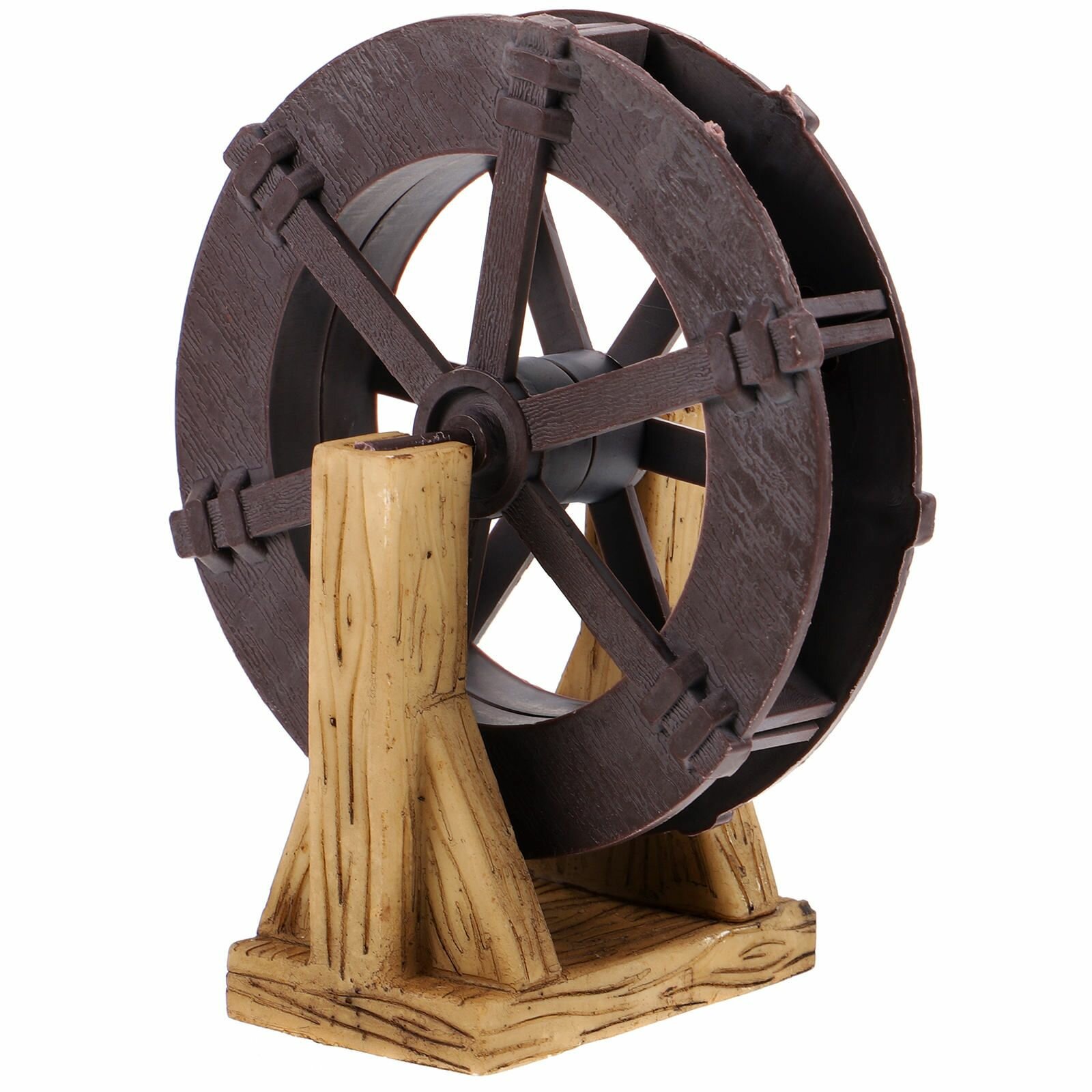 Водяная Мельница Сloquent Коричневая Миниатюрная Вращающаяся 12.00X9.00X6.00Cm