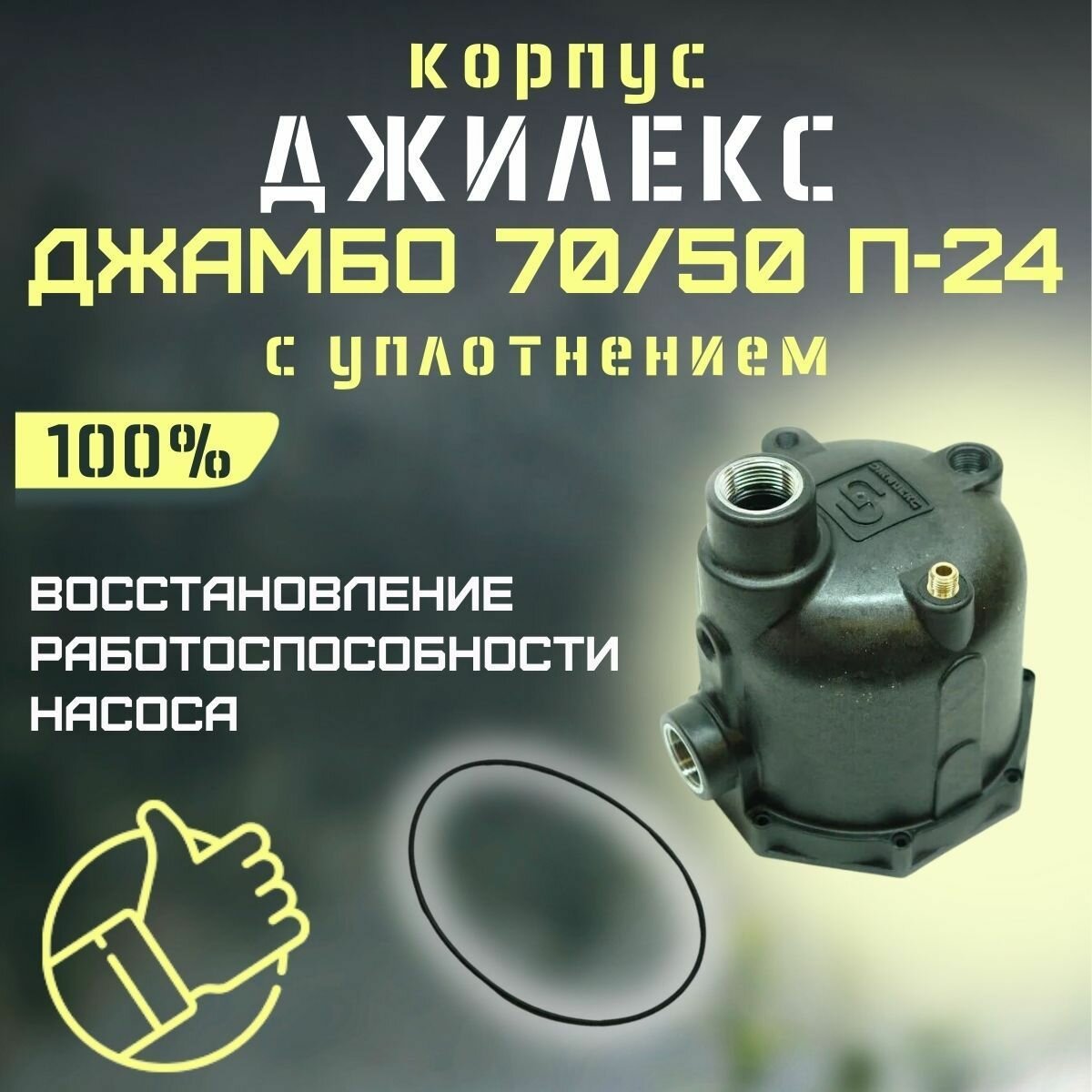 Корпус для насосной станции Джилекс Джамбо 70/50 П-24, с уплотнительным кольцом (KKOR7050P24)