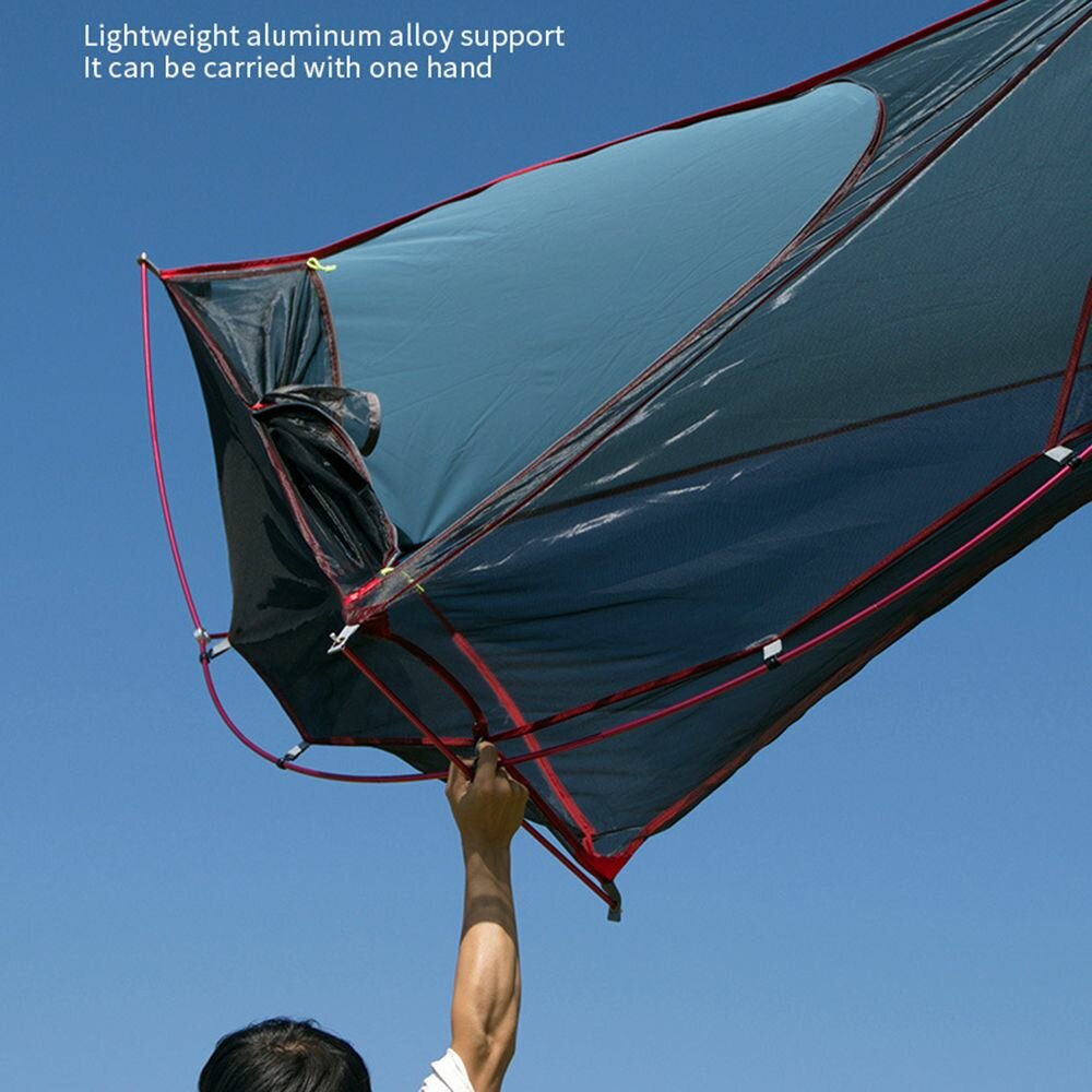 Палатка для кемпинга 1 человека на койку, легкая, водонепроницаемая, с сеткой и карманом