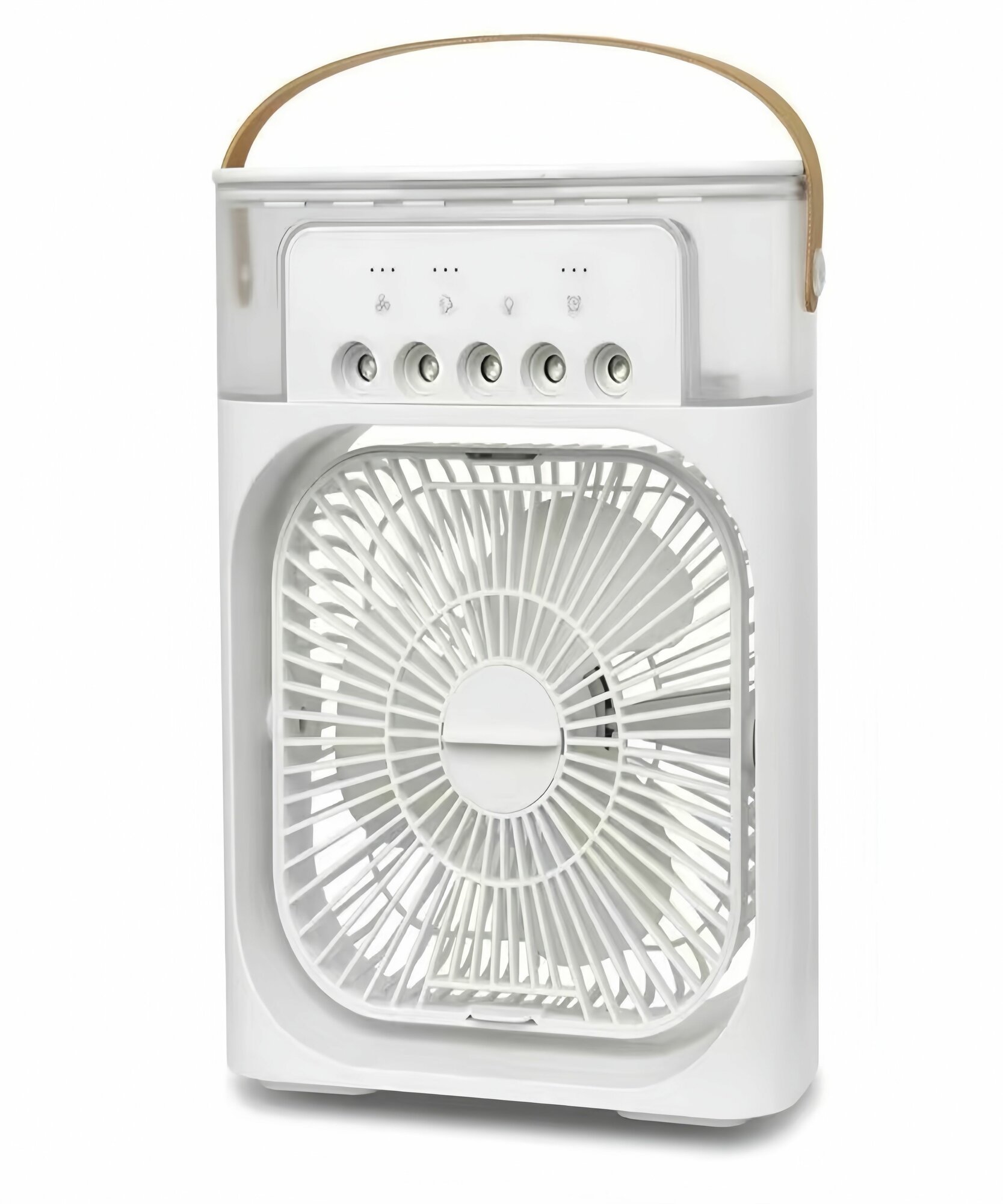 Вентилятор настольный с функцией кондиционера. Увлажнитель портативный и охладитель воздуха