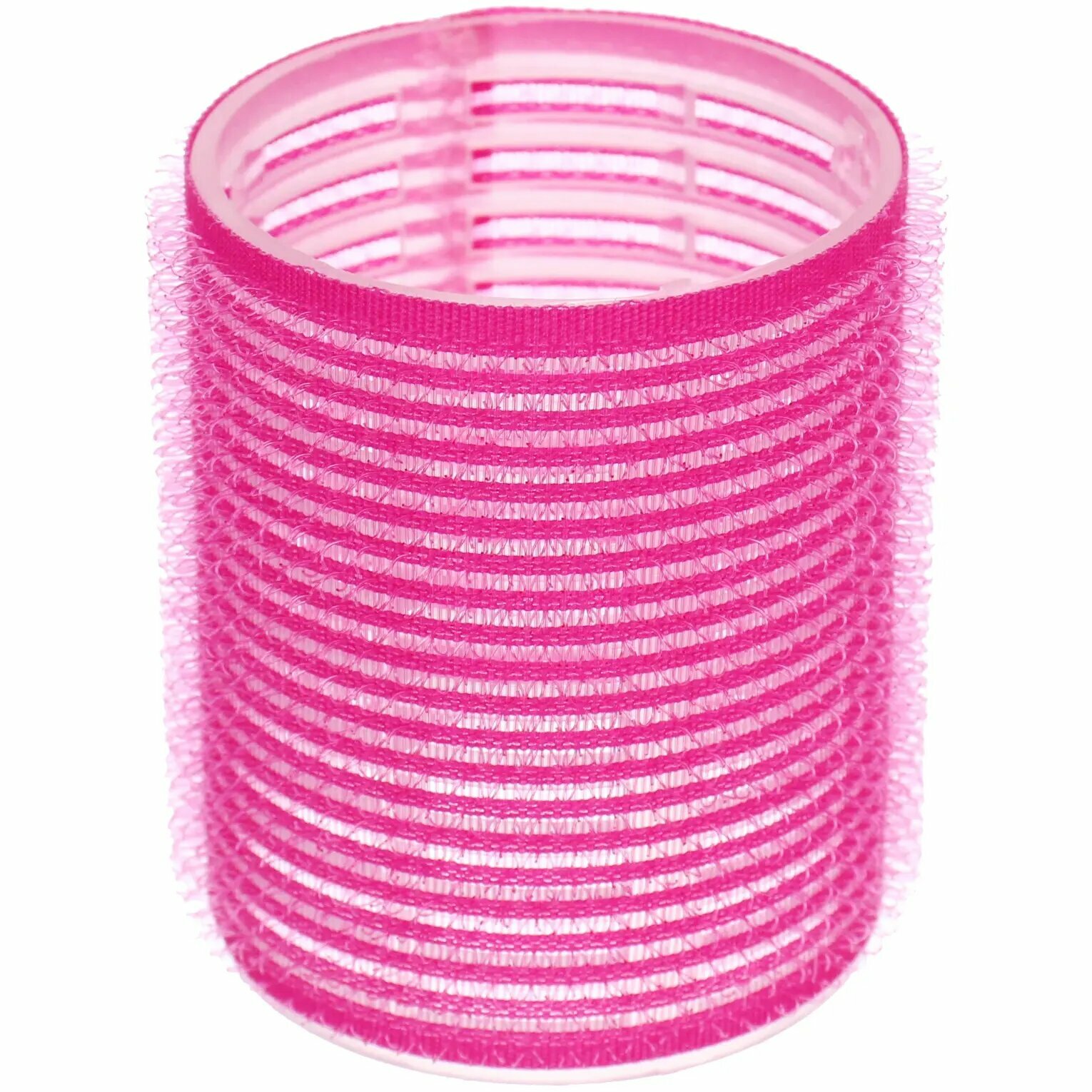 Бигуди-липучки для волос, 6шт, диаметр 5см, фуксия, пластик, удобная укладка