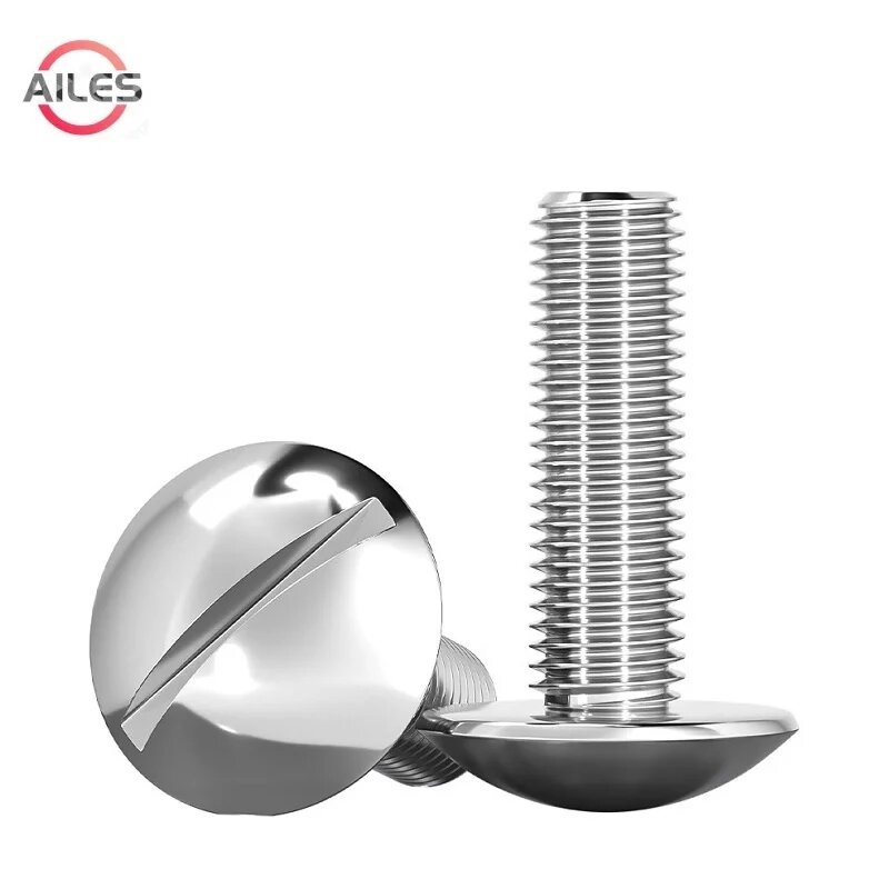 Болты с грибами из нержавеющей стали 304 M2 M2.5 M3 M4 M5 M6 M8 M6x22mm 10pcs