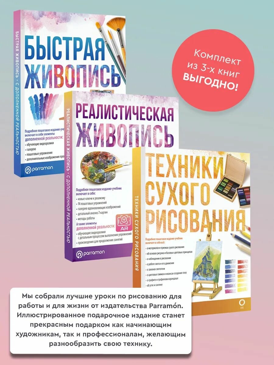 Уроки рисования. Лучшее от Parram n. Комплект из 3-х книг