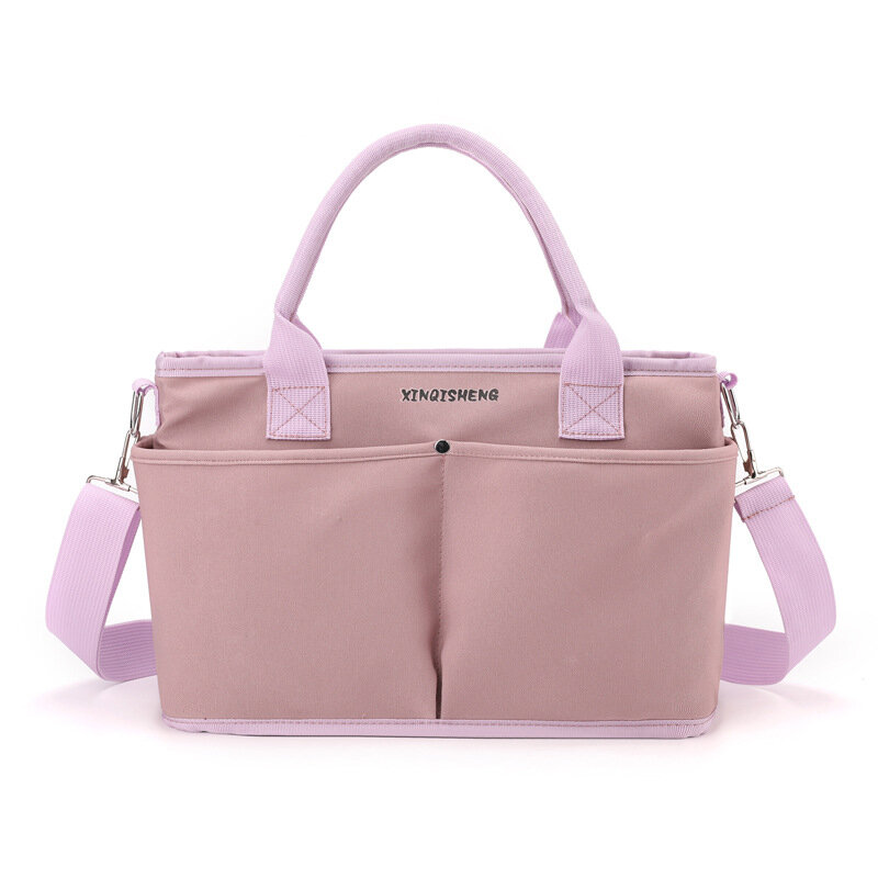 Новая портативная сумка для молочной смеси, сумка для мамы, холщовая сумка для матери и ребенка, многофункциональная термосумка для детских бутылочек, подвесная сумка для коляски.