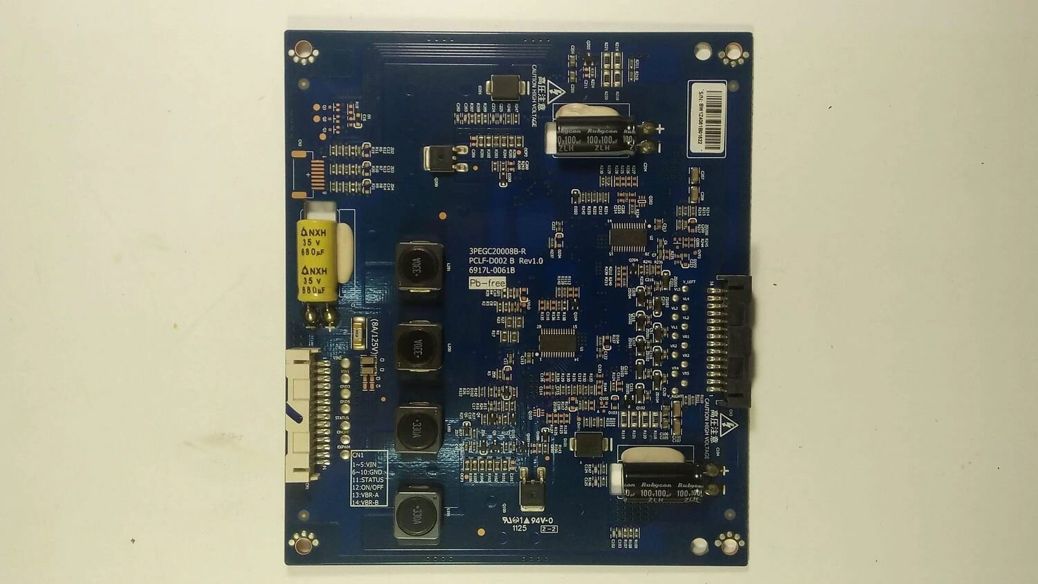 3PEGC20008B-R PCLF-D002 B Rev1.0 6917L-0061B Power Board EAY62171601 EAX63729001/7 REV1.0 LGP4247-11SPL для 42Lv3700-Zc Lcd Телевизор Плата питания арт. 11001