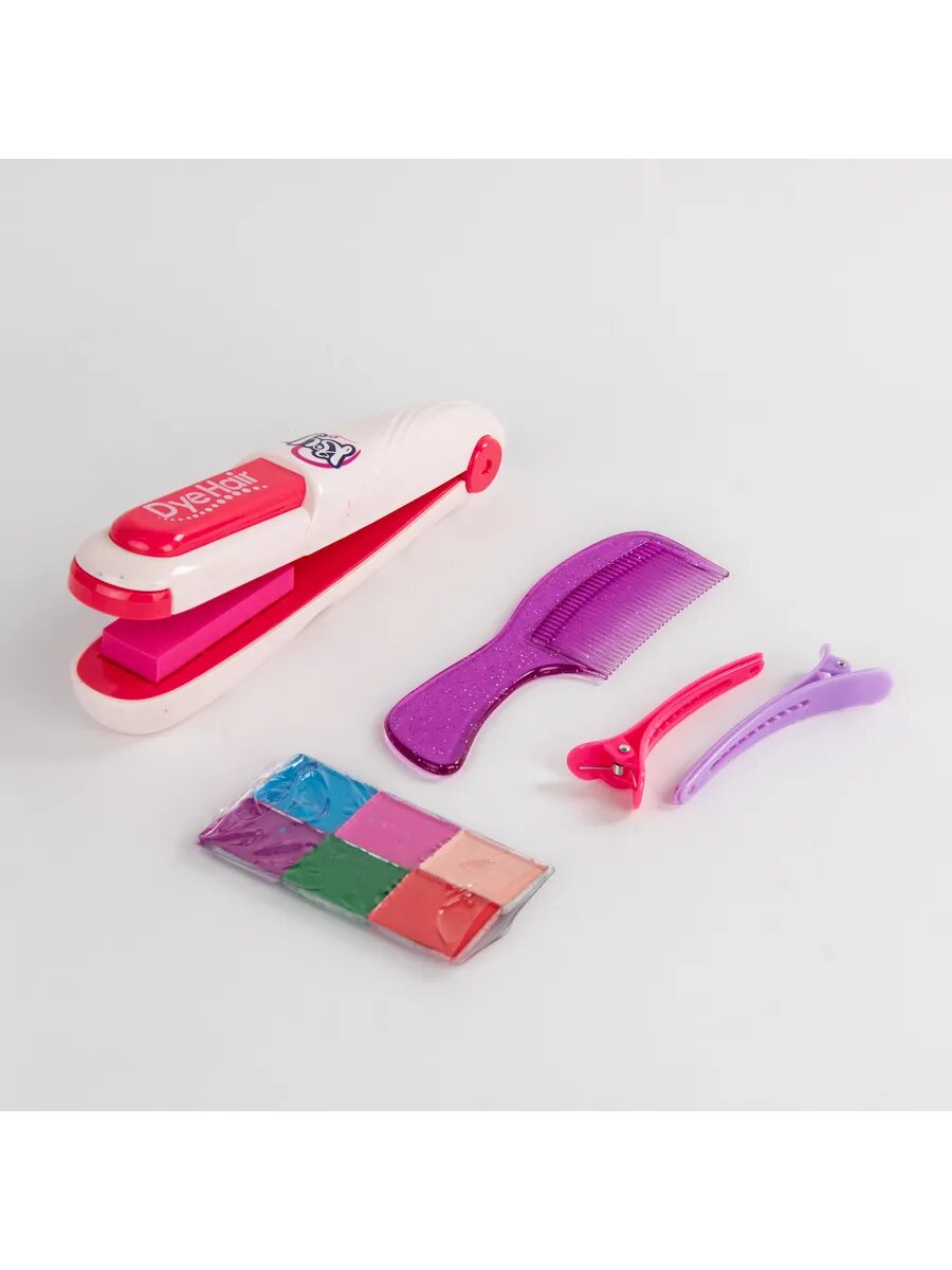 Мелки для волос, для всех типов, стойкость 2-3 дня, 6 цветов