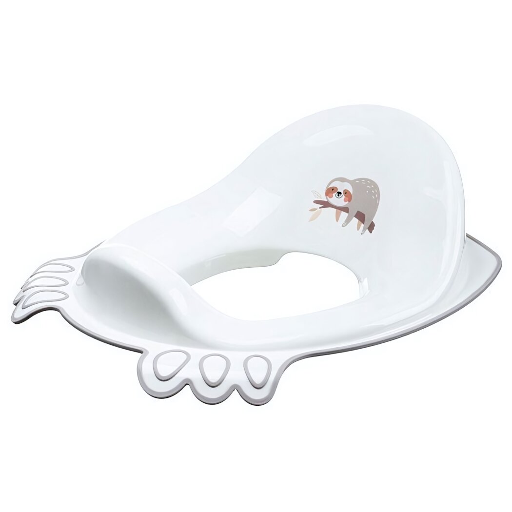 Накладка на унитаз детская "Ленивец", нескользящая, полипропилен, светло-бежевая