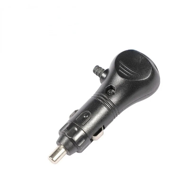 1 шт, черный ABS, розетка для автоматического прикуривателя, разъем постоянного тока 12 В, 10 А, разъем для зарядного устройства, светодиодный переключатель включения-выключения, подходит для универсального автомобиля