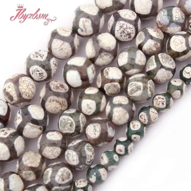 Каменные бусины jbyzbsm черные агаты оникс 4/6/8/10 мм 15 дюймов 8mm approx 45-47pcs, agate