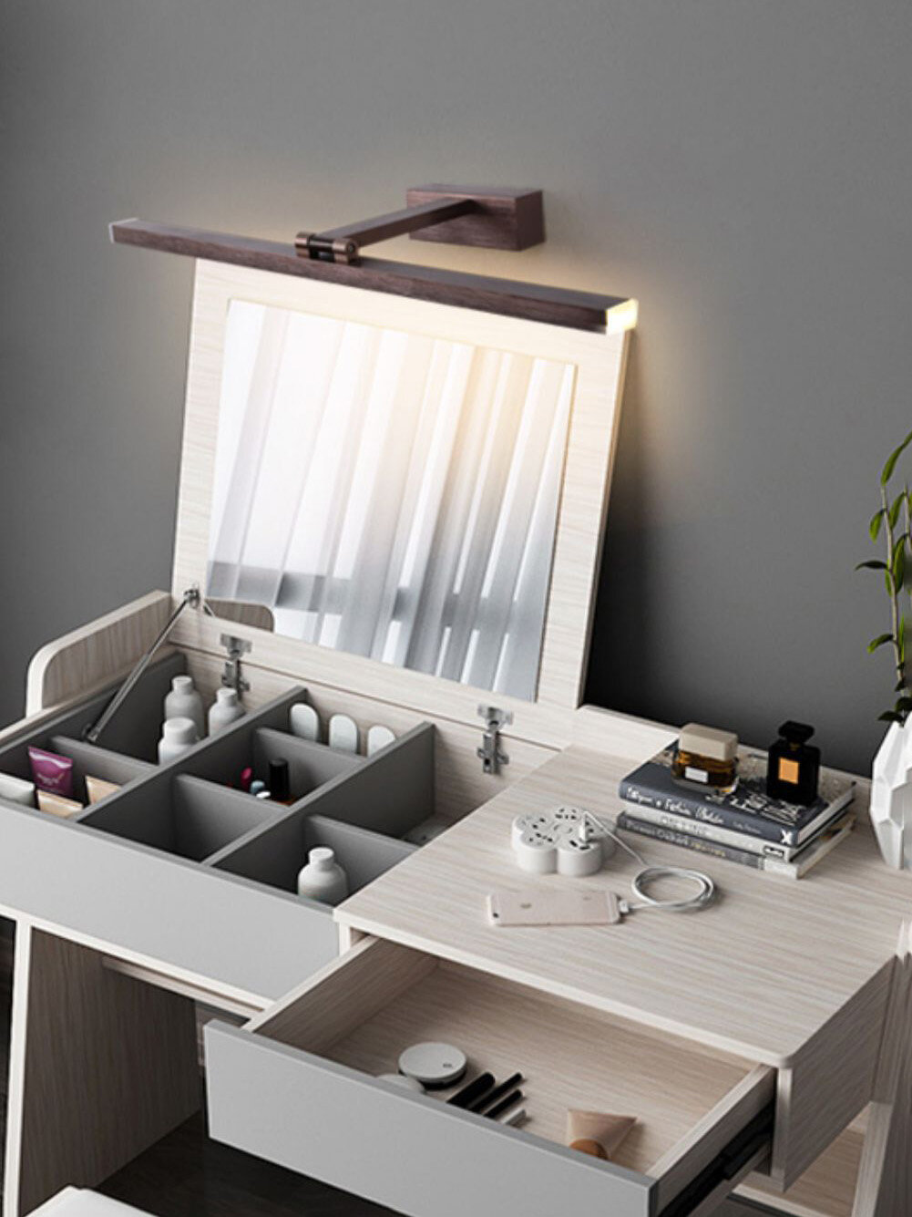 Светильник LJHI, для зеркал, для картин, подсветка для номера