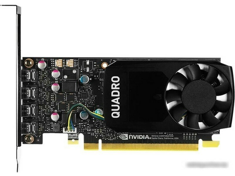 Видеокарта nVidia Quadro P1000 4GB GDDR5 (900-5G178-2550-000)