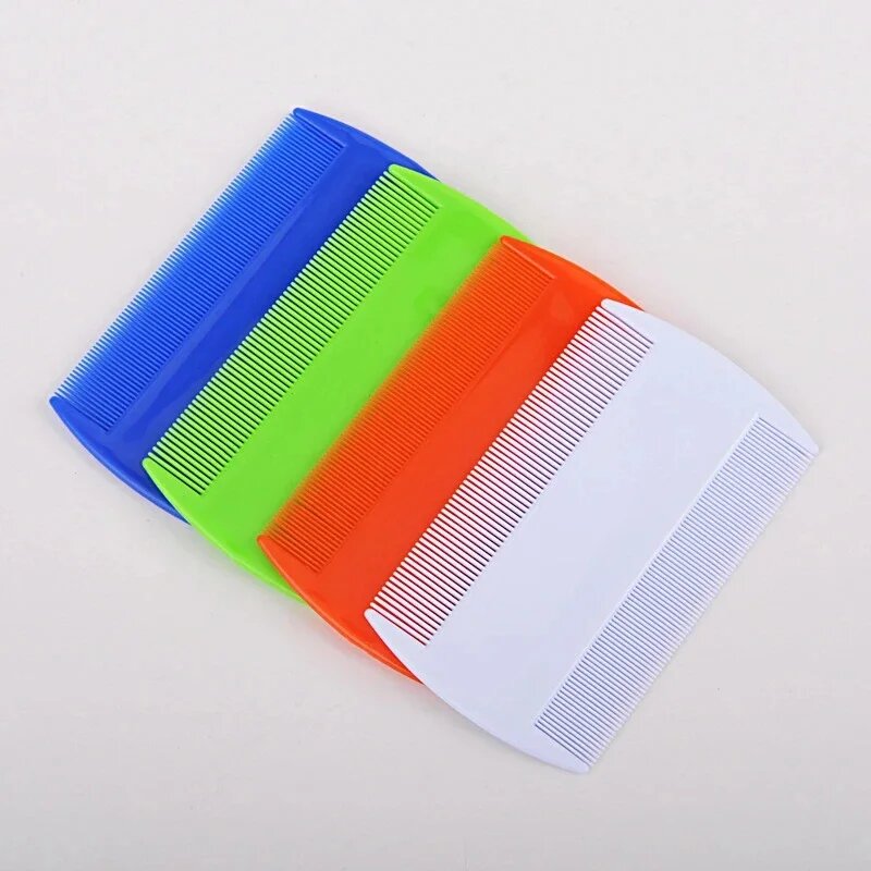 Двусторонняя расческа для вшей, переносная расческа для вшей с мелкими зубьями, расчески для волос от вшей, инструменты для укладки, расческа для волос, аксессуары для волос