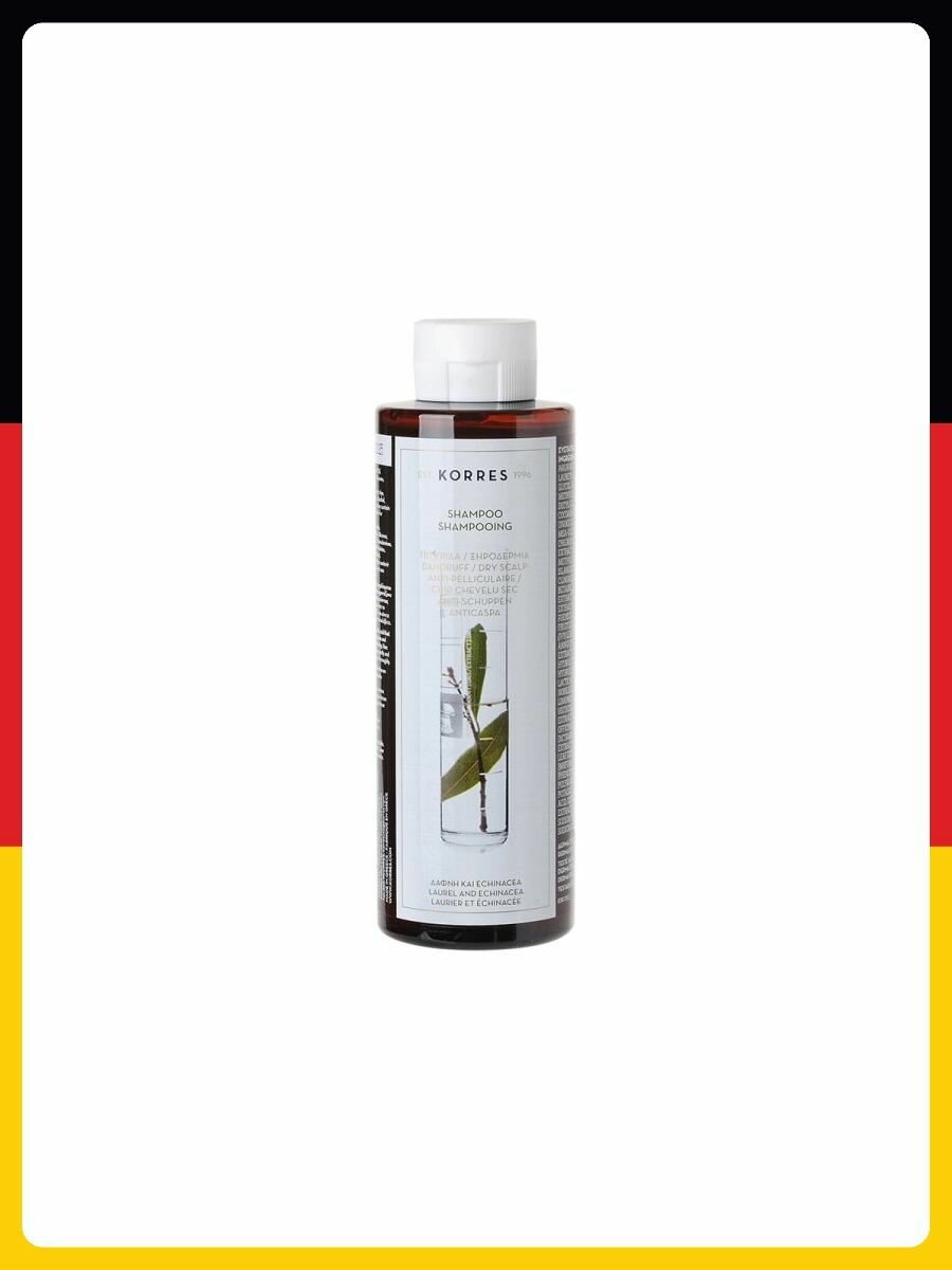 Шампунь для волос Korres Laurel & Echinacea Shampoo 250 ml