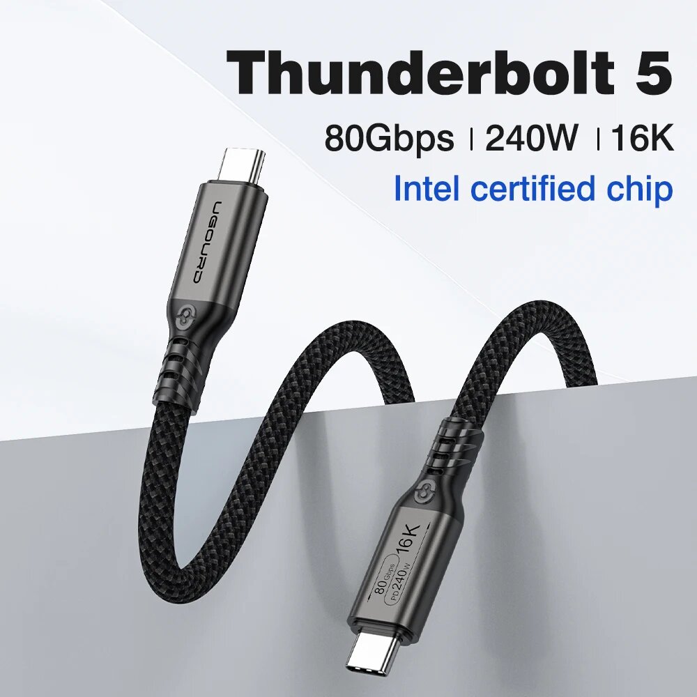 UGOURD Кабель Thunderbolt 5 USB-C 1 м