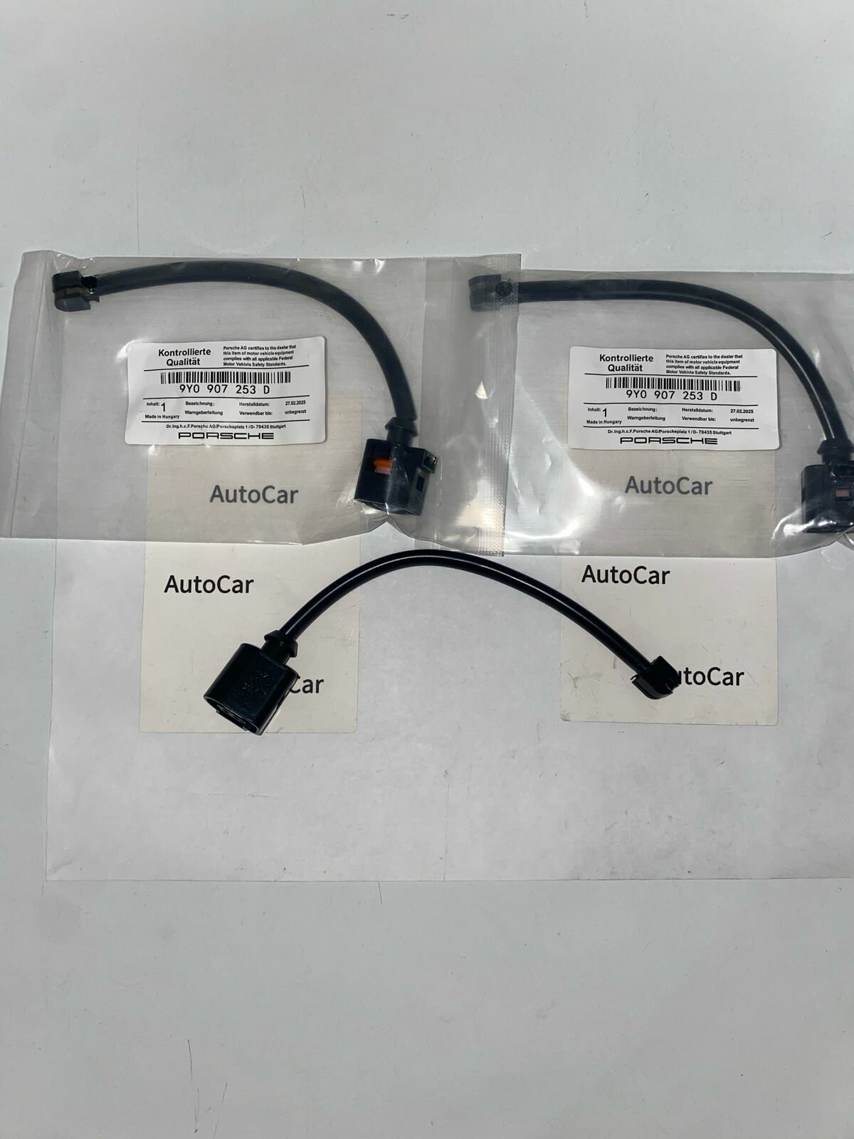 Porsche Датчик износа задних тормозных колодок 9Y0907253D