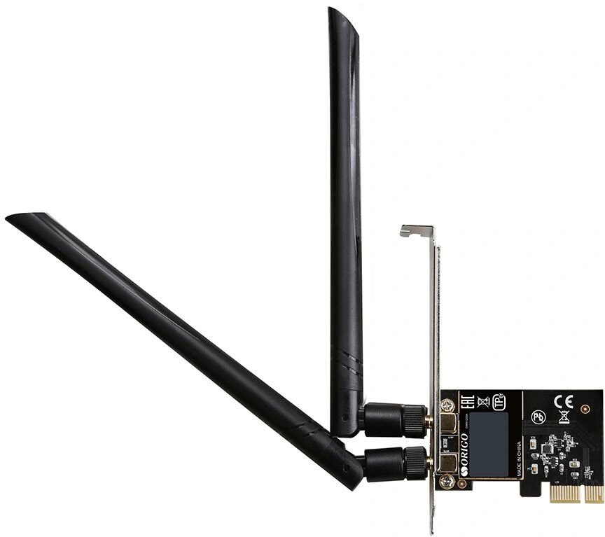 Сетевой адаптер Wi-Fi Origo OWN1200A OWN1200A/A1A AC1200 PCI Express (ант. внеш. съем) 2ант