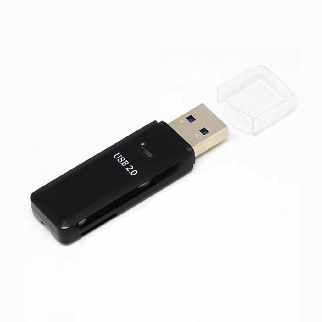 USB-картридер 3.0 для карт памяти, Белый
