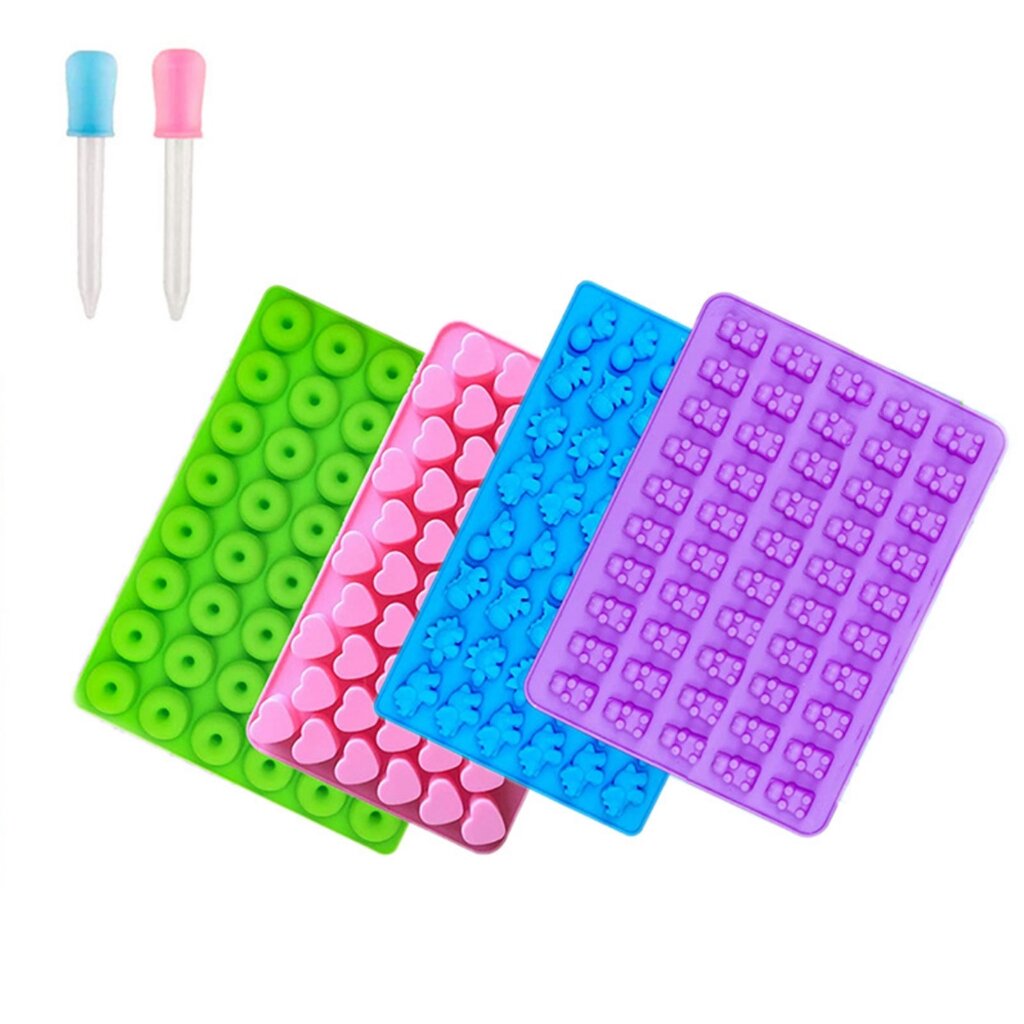 Многофункциональные силиконовые формы для конфет, силиконовые формы для жевательных конфет