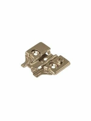 Планка монтажная 3D для петель Firmax Smartline Clip On, Soft-Close, H 2, крестовая с регулировкой по высоте, под саморез 4 штуки