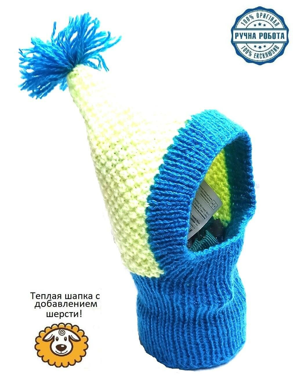 Шапка-капор для собак теплая (L )