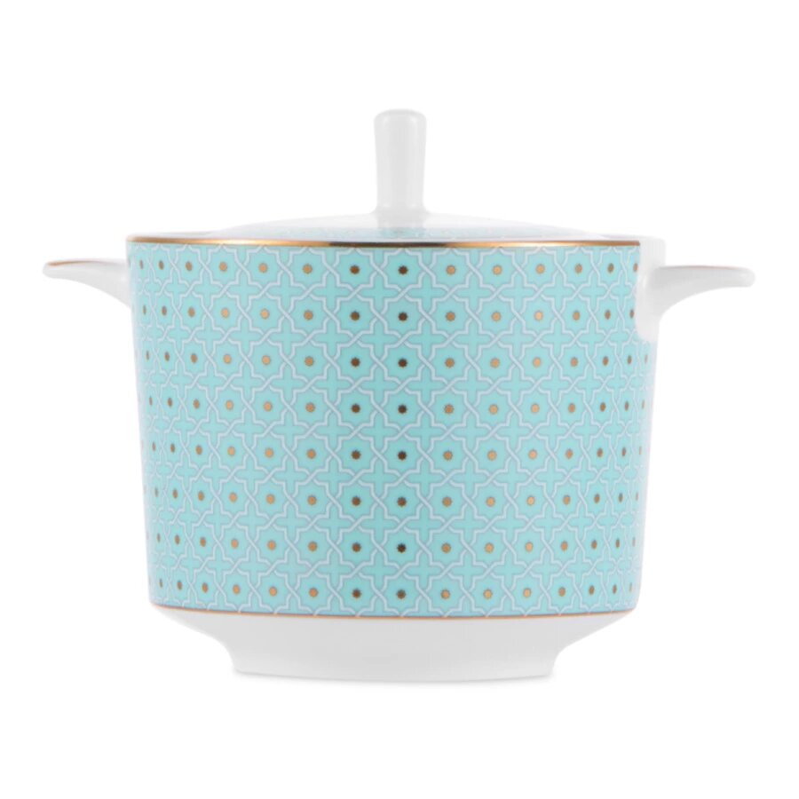 Сахарница Decor de table Бирюза 300 мл, фарфор костяной