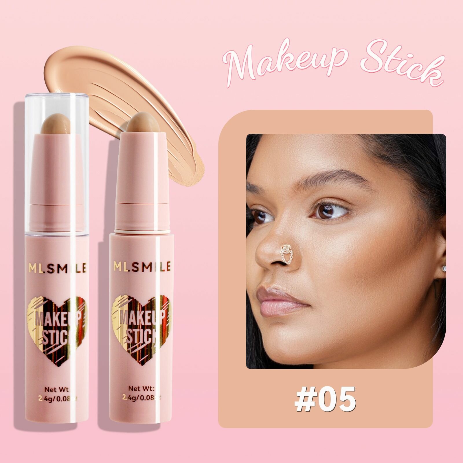 Эксклюзивный 8-цветный хайлайтер-карандаш MLSMILE для контурирования лица, осветляющий Aegyo-sal Pen, 3D контурный