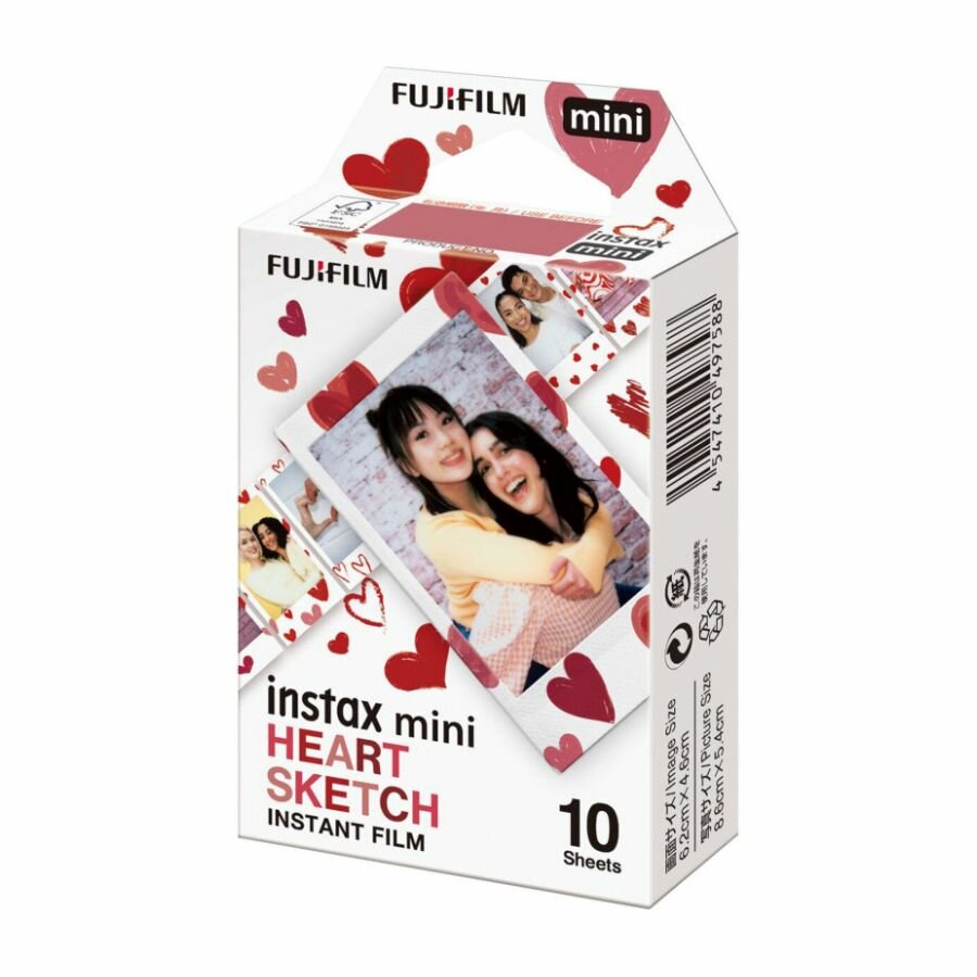 Картридж для камеры Fujifilm Colorfilm Instax Mini 10 pack Hearts
