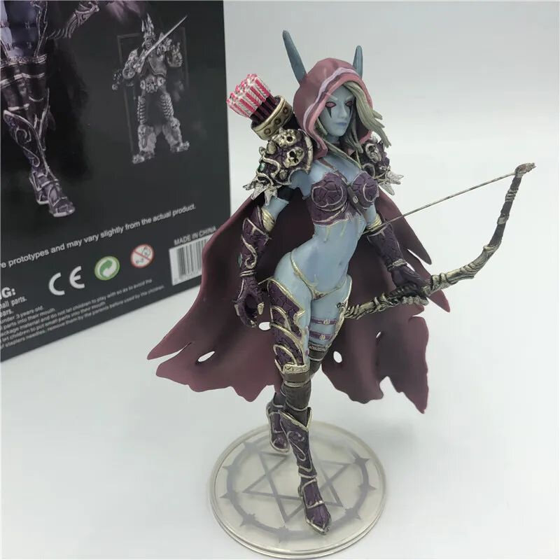 Фигурка Варкрафт Сильвана Ветрокрылая / Warcraft Sylvanas Windrunner (15см)