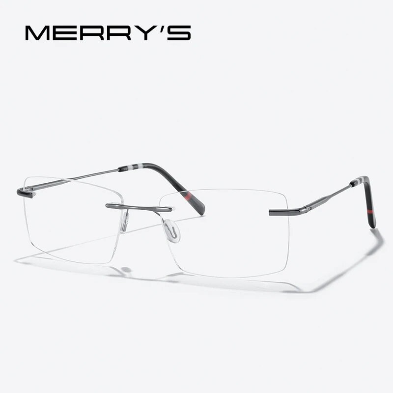 MERRYS DESIGN мужские очки без оправы, серый C02