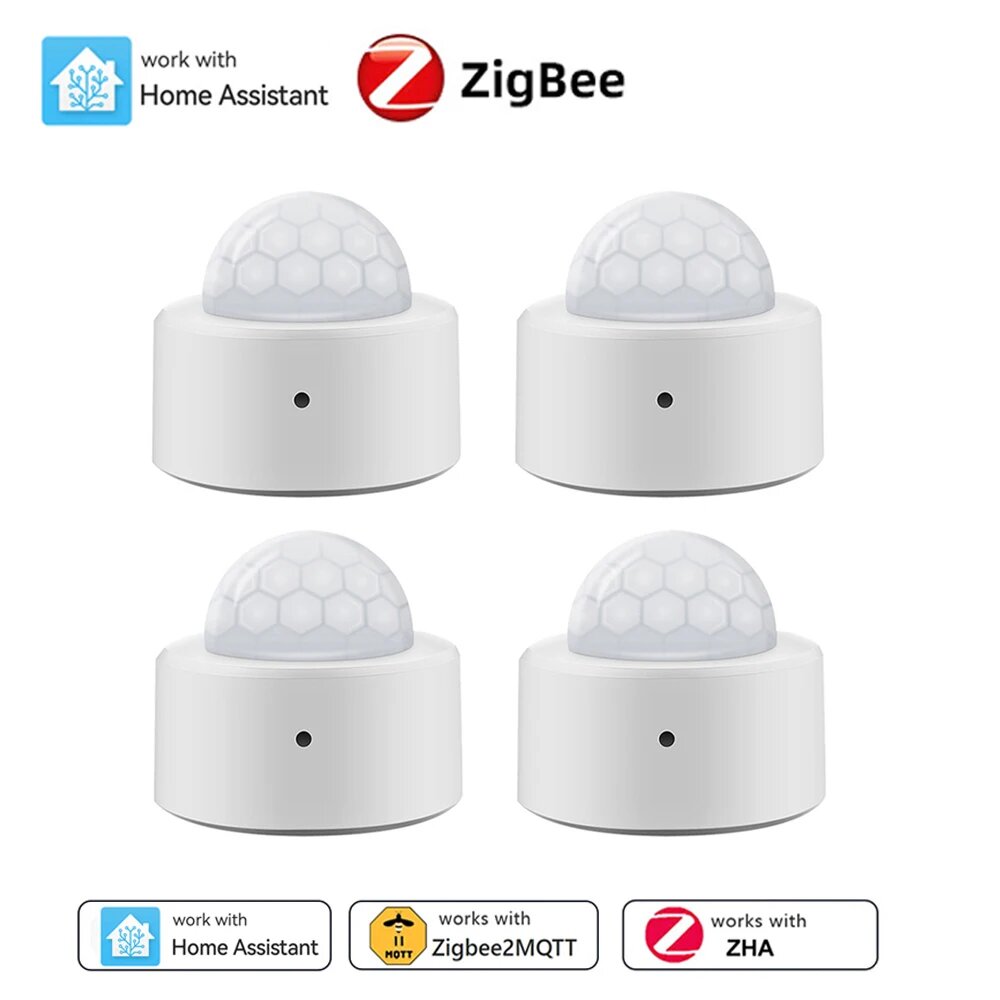 Kayesmart Zigbee Mini PIR датчик движения для Home Assistant 4PCS