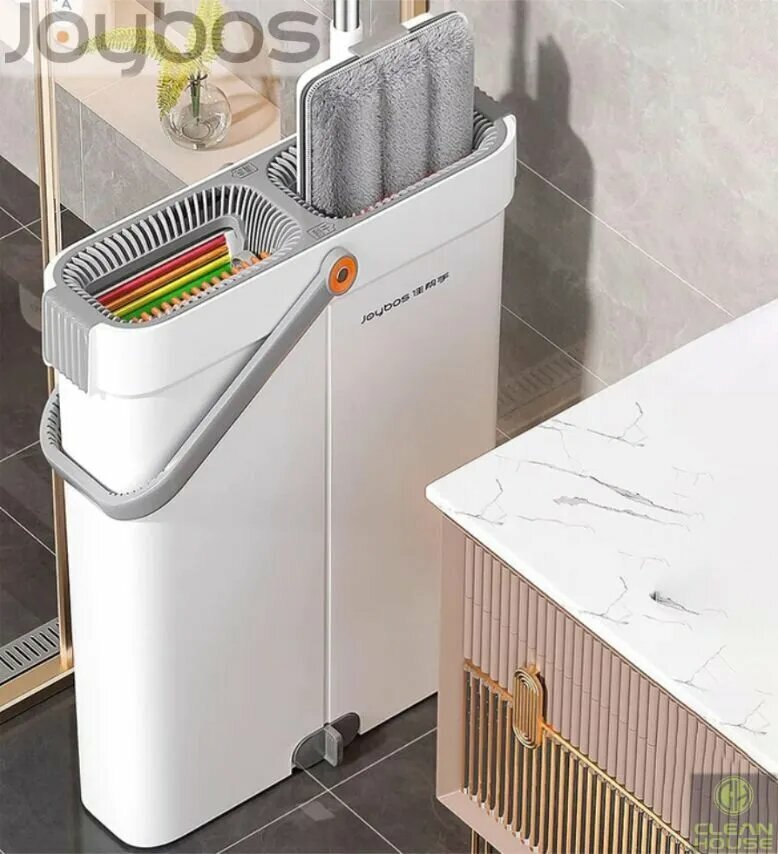 Набор для уборки "JOYBOS", ведро и швабра, система самоочистки