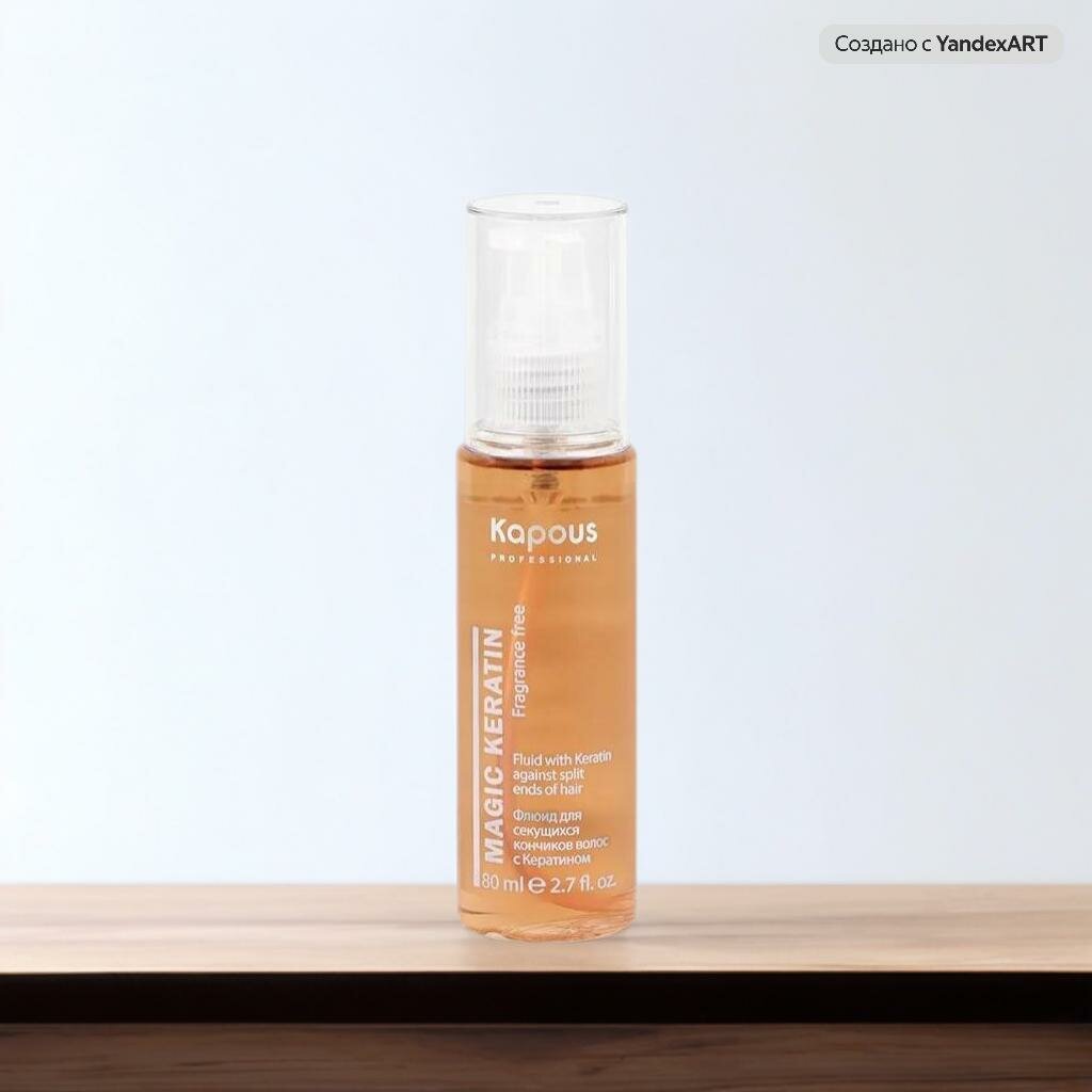 Флюид для секущихся кончиков волос с кератином Kapous, серия "Magic Keratin" 80 мл