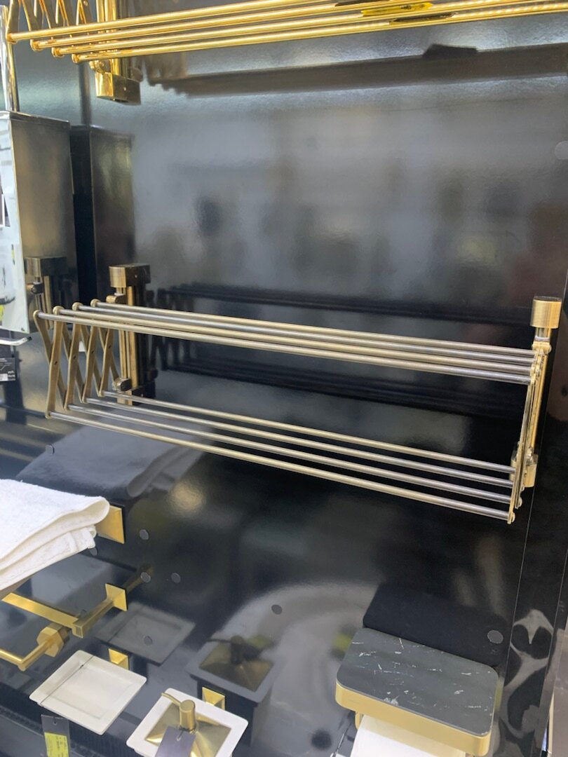 Полотенцедержатель раздвижной WINDISCH 85960OW бронза L100х525 h190