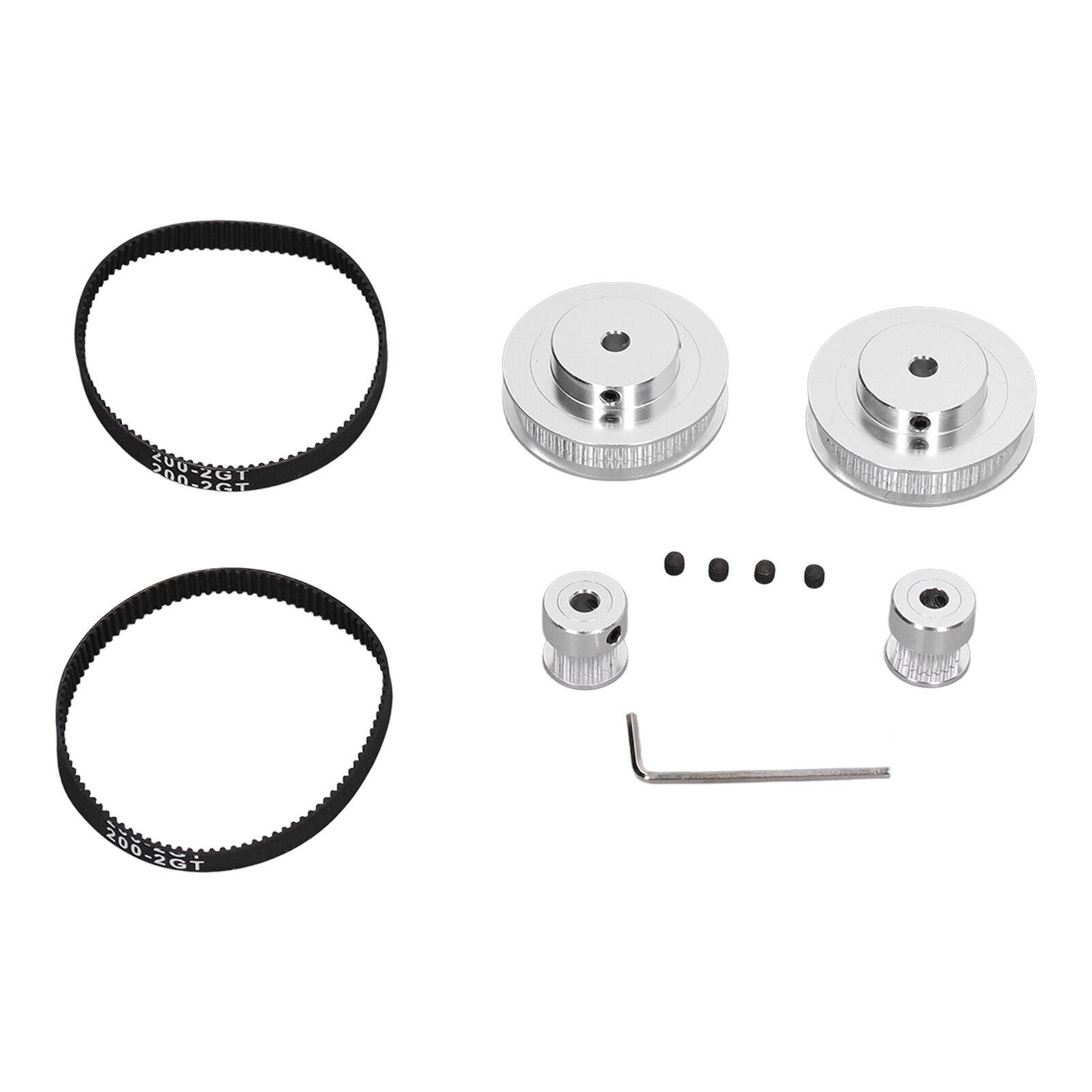 Синхронное колесо для 3D-принтера VORON 2.4, 20+60 зубцов, диаметр 5 мм, ремень длиной 200 мм, шириной 6 мм