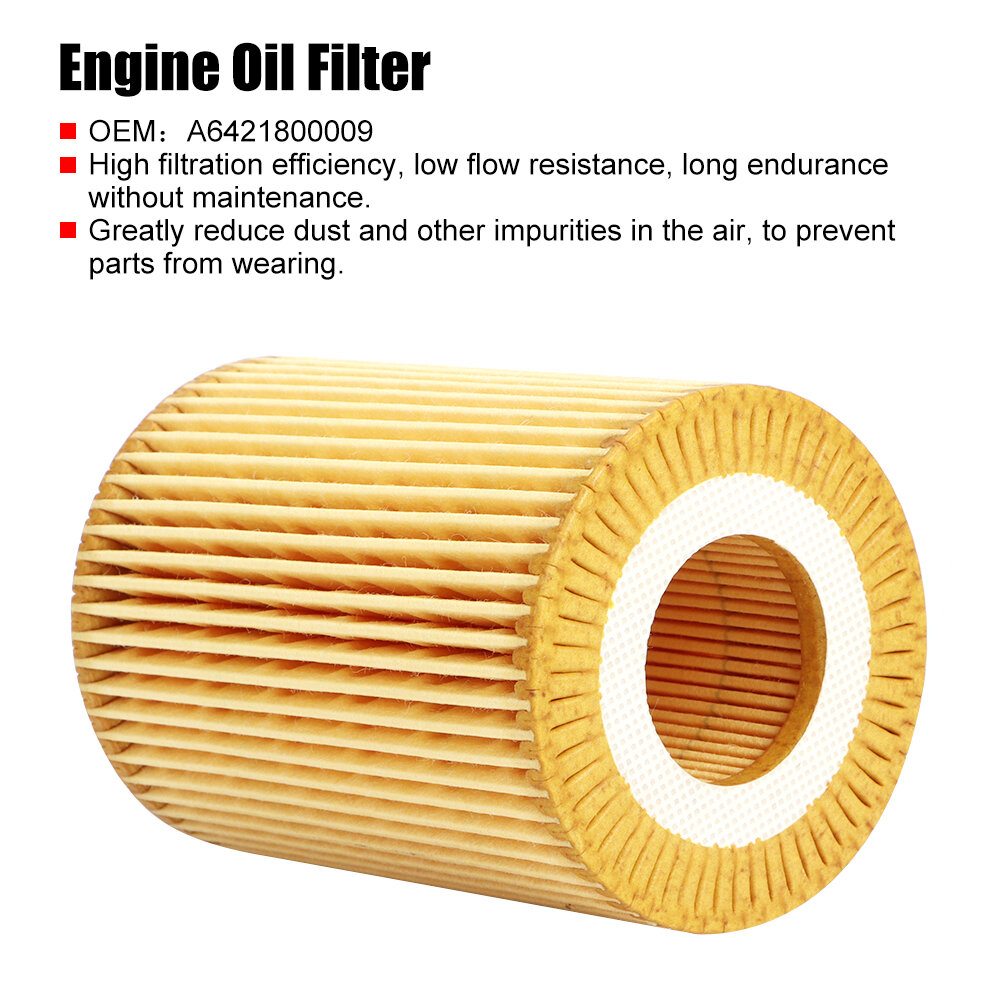 Фильтр Масляный: OEM A6421800009 Для Mercedes R251 W211 W212 W164 W166 И Jeep Grand Cherokee - Высокоэффективная Фильтрация И Долговечная Защита Двигателя С Комплектом Уплотнительных Колец