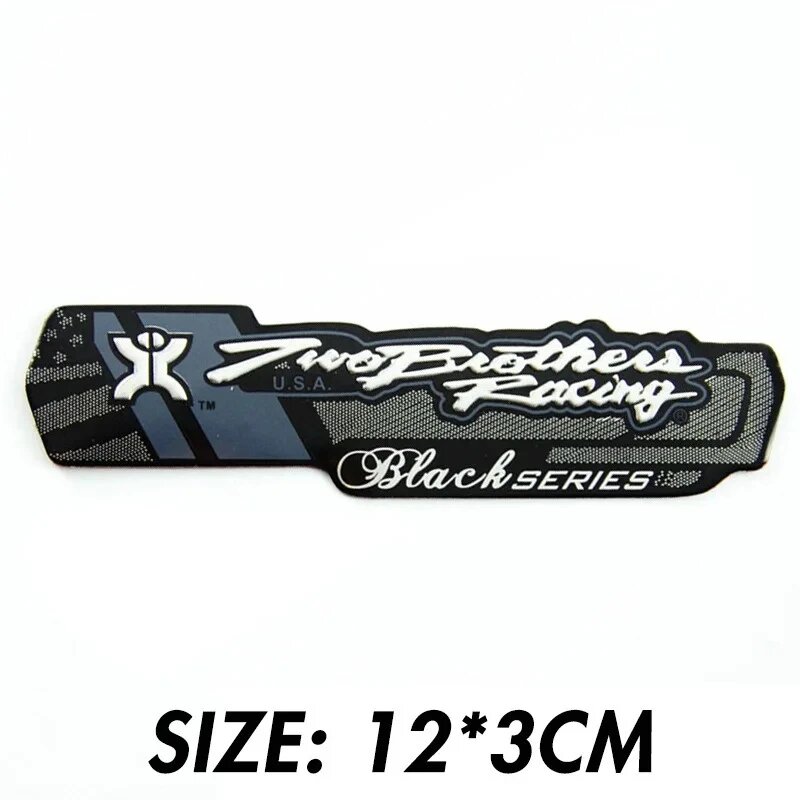 Аксессуары для мотоциклов, наклейки на выхлопную трубу из алюминиевого сплава, термостойкие водонепроницаемые наклейки для YOSHIMURA ARROW Brother Черный, 14