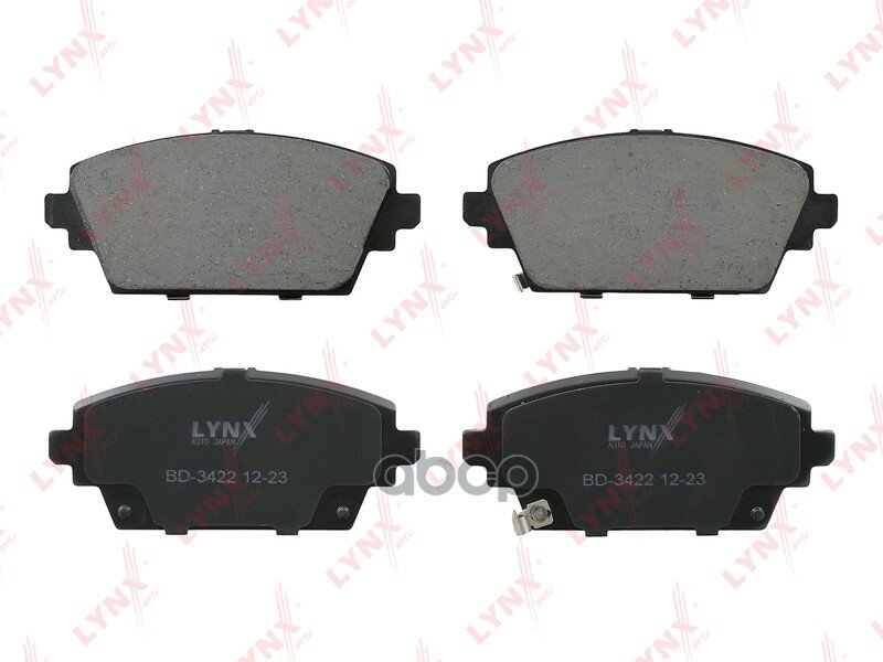 Колодки тормозные передние LYNXauto арт. BD3422