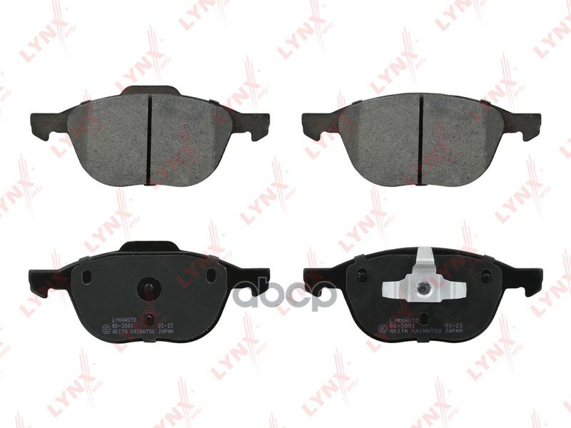 Колодки дисковые передние! Ford Focus II/III/C-Max 03> LYNXauto арт. BD3001
