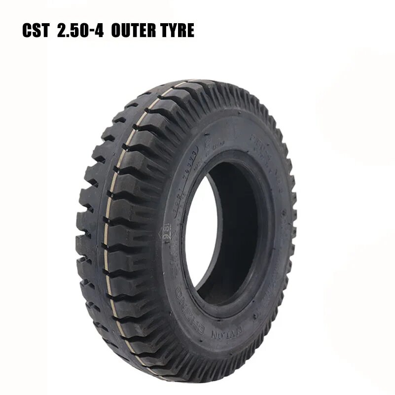 2,50-4 шина и внутренняя труба 2,80/2,50-4 дюйма, пневматический Черный, CST 2.50-4 outer