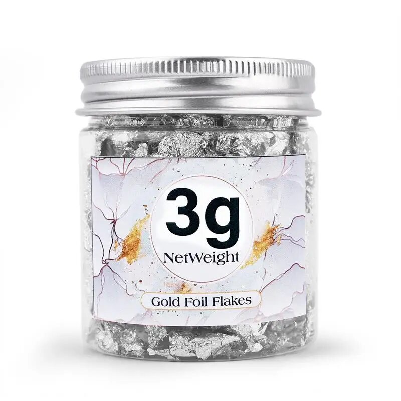 Фольгированная бумага для декорирования 3g-silver