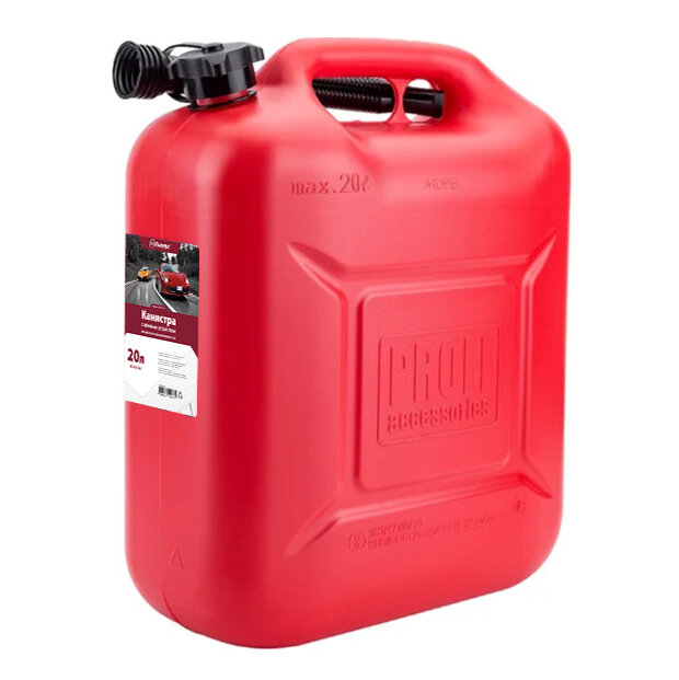 Канистра для бензина 20л с заливным устройством Политех Инструмент