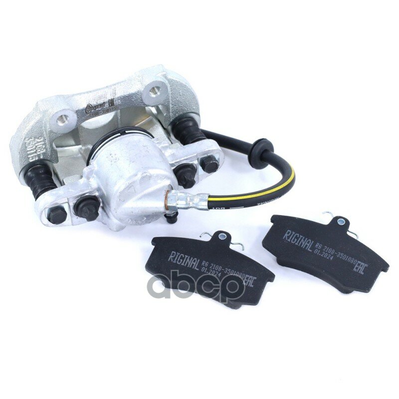 Суппорт для а/м ВАЗ 2108-21099, 2113-2115 левый в сборе с направляющей (R13) Riginal RG2108-3501013 Riginal арт. RG2108-3501013