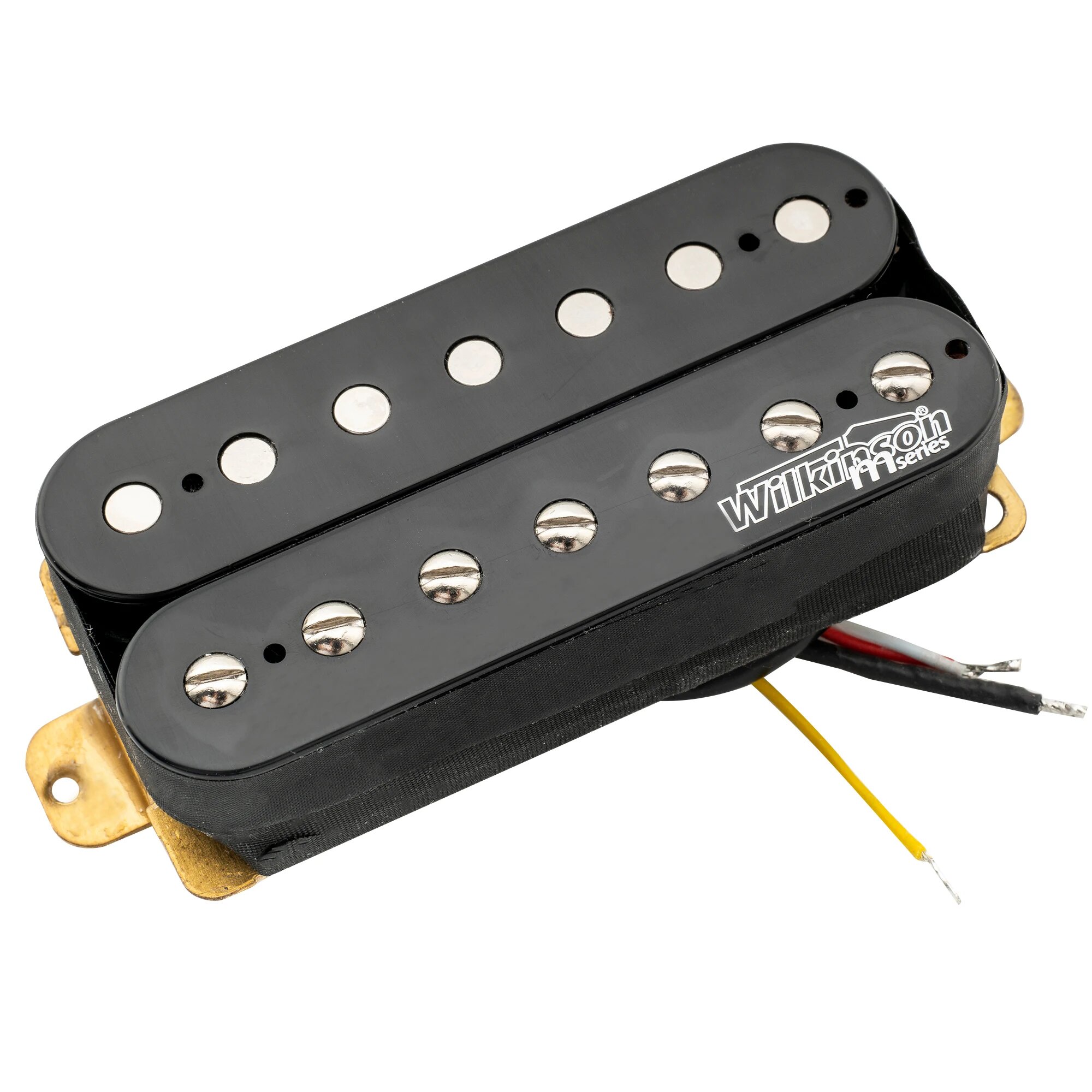 Wilkinson WOH 7-струнный хамбакер, черный, 1 Pc Bridge Black
